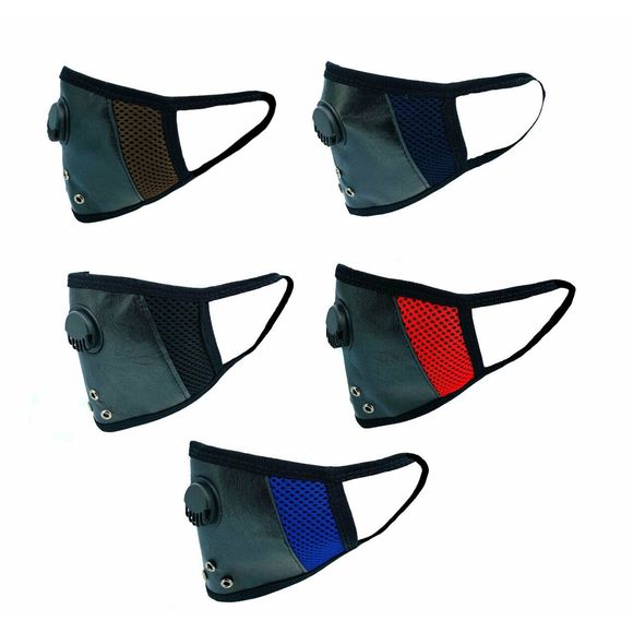 Accessories | M1 Face Mask Breathing Valve Faux Leather Biker | Poshmark